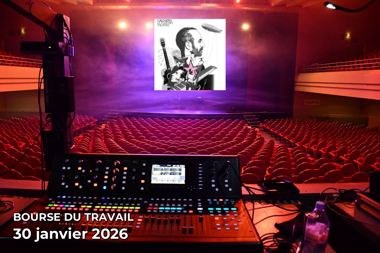 Calogero - Un Soir Dans Les Théâtres | Bourse Du Travail Lyon, Le 30/01 ...